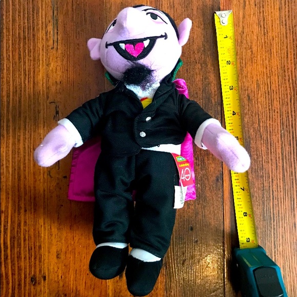 Toys | Gund Count Von Count Plush Sesame Street Plush Doll Dracula Gund ...